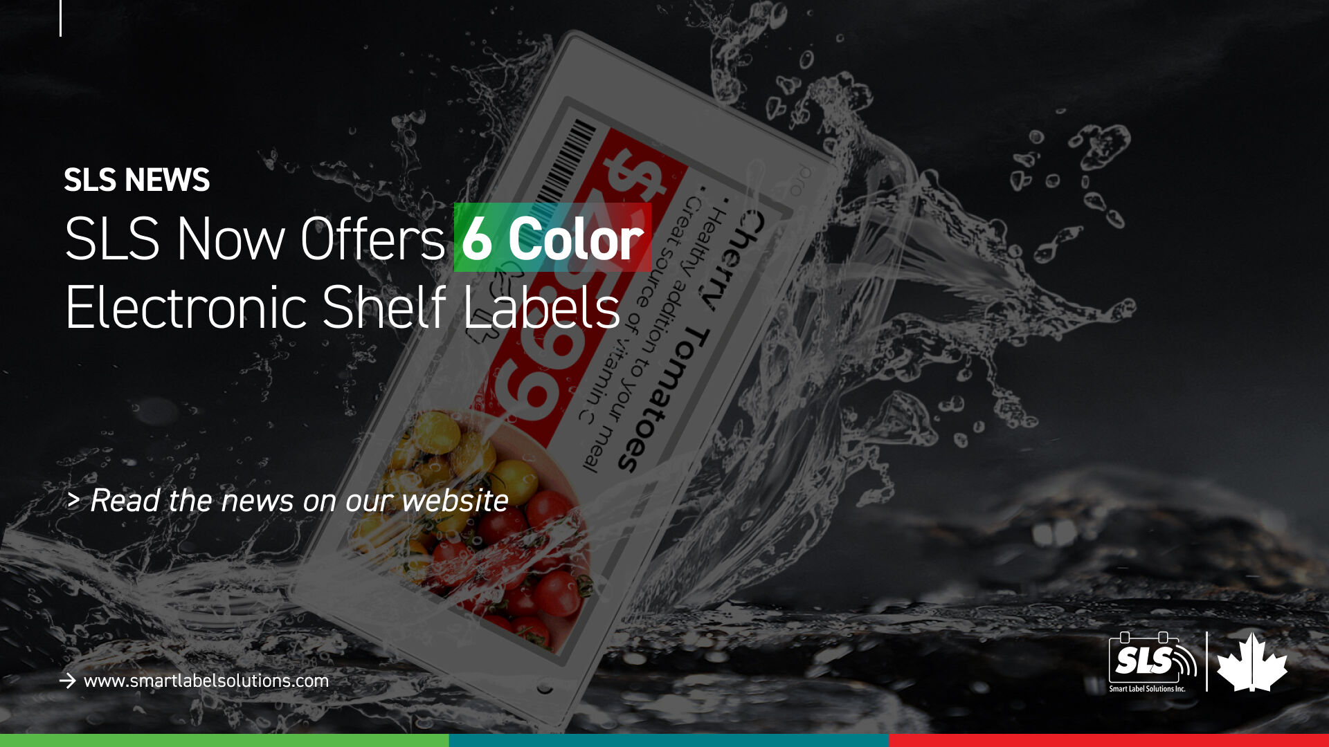 SLS Now Offers 6 Color Electronic Shelf Labels - Smart Label Solutions™